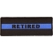 RETIRED Subtle Police Officer Patch | Embroidered Patches by Ivamis Patches