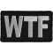 WTF Patch | Embroidered Patches by Ivamis Patches