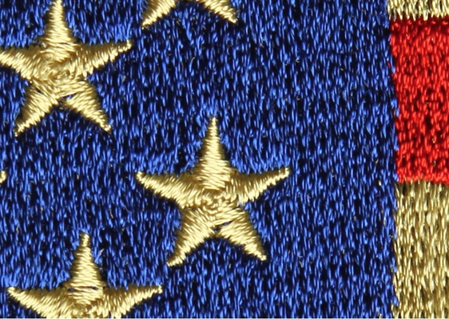 Details of our embroidery stitches on our patches