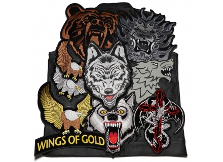 Christian Cross Patch, Large Christian Back Patches by Ivamis Patches