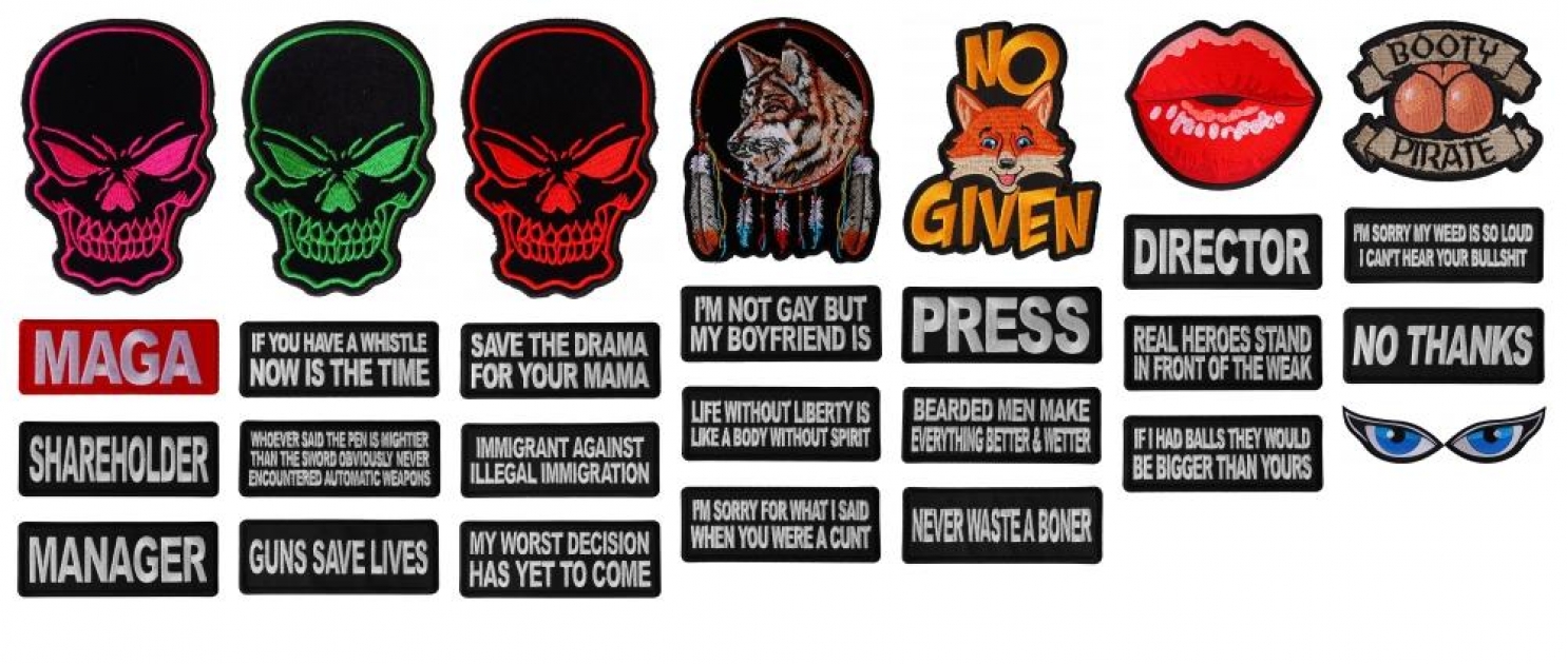 New Patches Have Arrived Today, and they are 20% off till Sunday