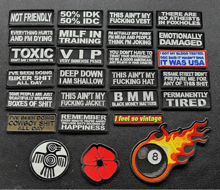 More New Patches have just arrived!