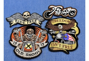 Biker Lives Matter - Embroidered Iron on Patch by Ivamis Patches