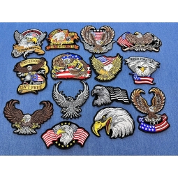 Eagle Patches for Jackets - Sew or Iron on - Embroidered ...