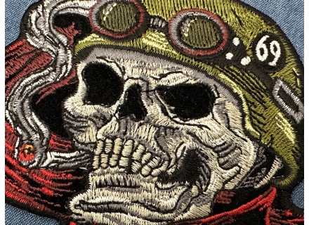 FAFO Skeleton Rider on Motorcycle Patch, Biker Skull Patches by Ivamis ...