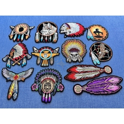 Indian Patches - Sew or Iron on - Embroidered - TheCheapPlace