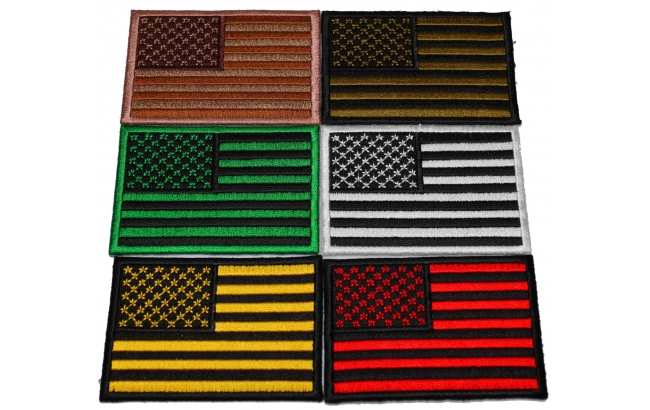 American Flag Patches | Shop Embroidered US Flag Iron-On Patches ...