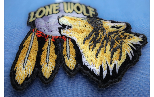 Wolf Patches for Jackets - Sew or Iron on - Embroidered - TheCheapPlace.com