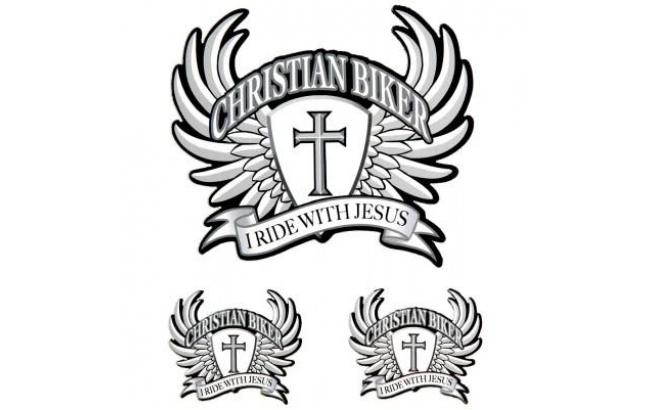 Shop Helmet Stickers for Christian Bikers - TheCheapPlace.com