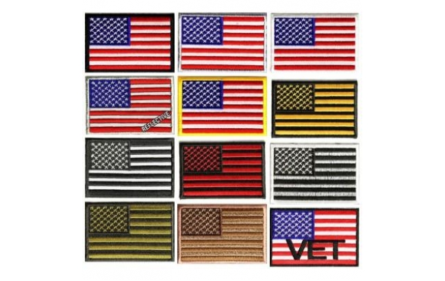 Shop Embroidered Flag Patch Combos - Packet Deals - TheCheapPlace.com