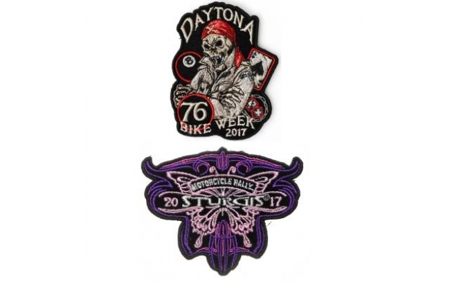 2017 Motorcycle Rally Patches - TheCheapPlace.com