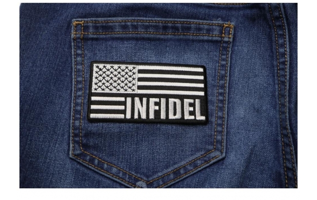 Infidel Patches | Embroidered Infidel Patches with Arabic Text ...