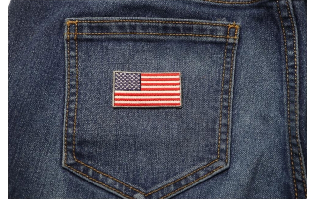 2 inch Flag Patches - Sew or Iron on - Embroidered - TheCheapPlace.com