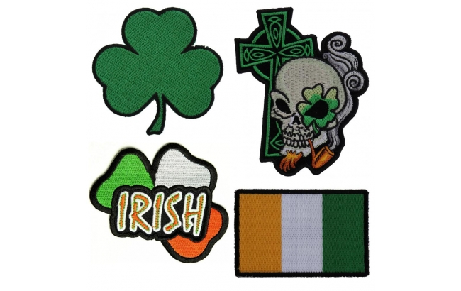 Irish Patches - Sew or Iron on - Embroidered - TheCheapPlace.com