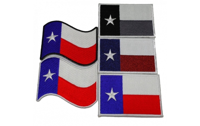 Texas Patches - Sew or Iron on - Embroidered - TheCheapPlace.com