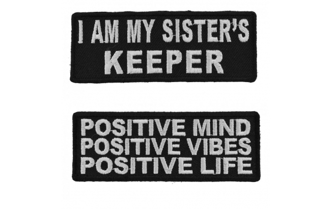 Motivational Patches for Ladies - Sew or Iron on - Embroidered ...