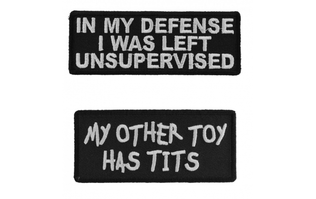 Funny Saying Patches - Sew or Iron on - Embroidered - TheCheapPlace.com