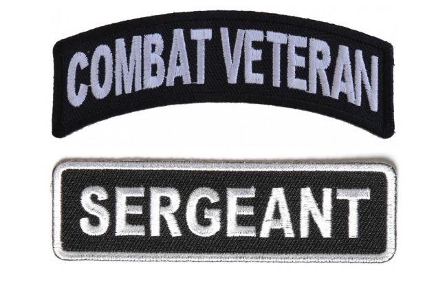 Military Ranks Patches - Sew or Iron on - Embroidered - TheCheapPlace.com