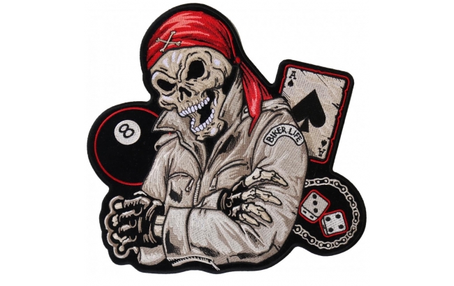 Skull Patches | Shop Skull Biker Patches, Crossbones, Skeletons ...