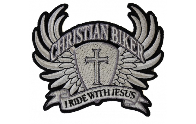 Christian Biker Patches | Embroidered Iron On Religious Patch Emblems ...