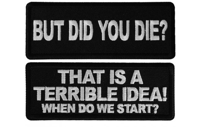 Funny Patches | Shop Funny Sayings Biker Patches - TheCheapPlace