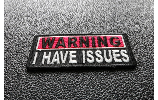 Warning Patches - TheCheapPlace.com