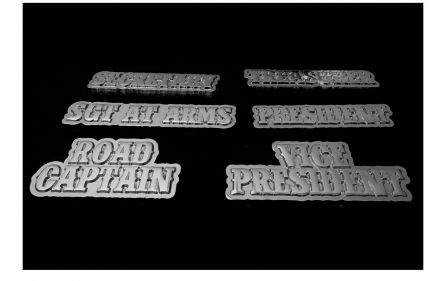 Motorcycle Club Rank Pins for Bikers - TheCheapPlace.com