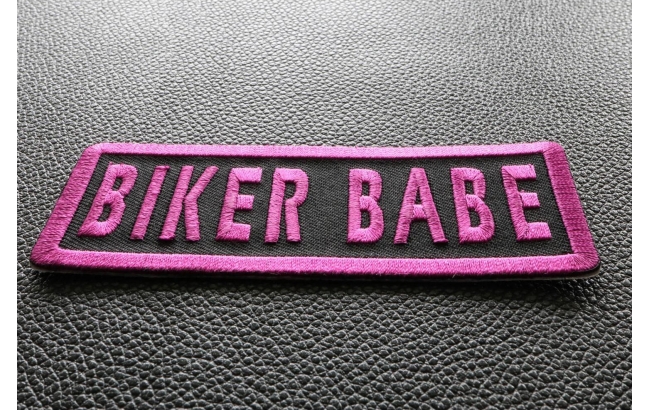 Lady Biker Patches - Sew or Iron on - Embroidered - TheCheapPlace.com