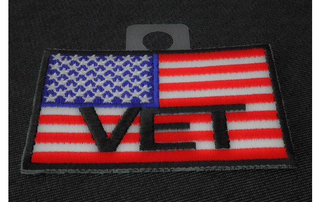 Flag Patches for US Veterans - Sew or Iron on - Embroidered ...