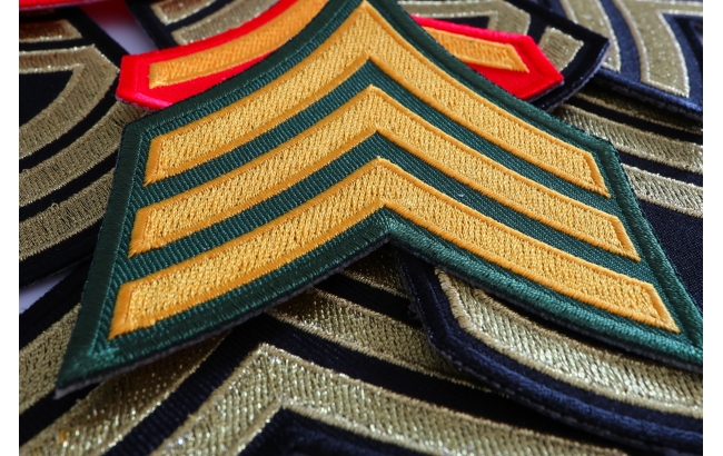 Chevron Patches - Sew or Iron on - Embroidered - TheCheapPlace.com