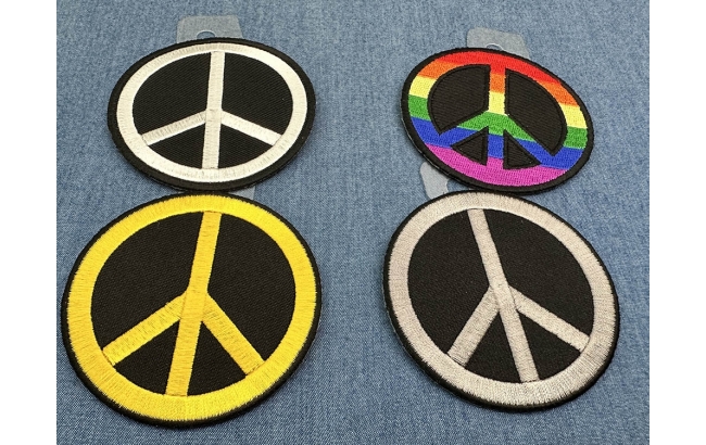 Peace Patches - Sew or Iron on - Embroidered - TheCheapPlace.com