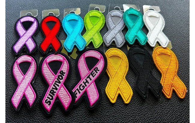 Embroidered Ribbon Patches - Sew or Iron on - TheCheapPlace.com