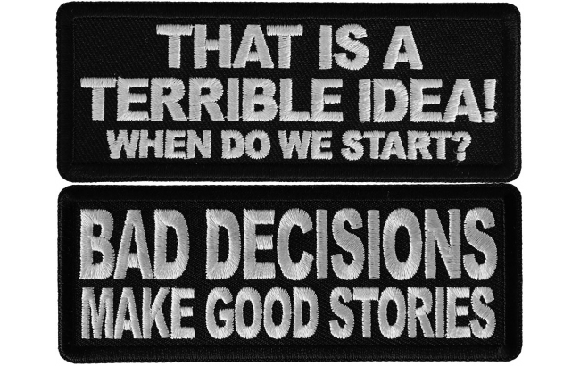 Funny Patches - Sew or Iron on - Embroidered - TheCheapPlace