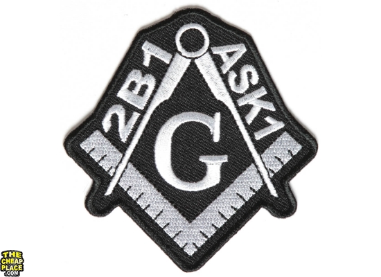 2B1 ASK1 Mason Symbol Patch | Patriotic Patches -TheCheapPlace