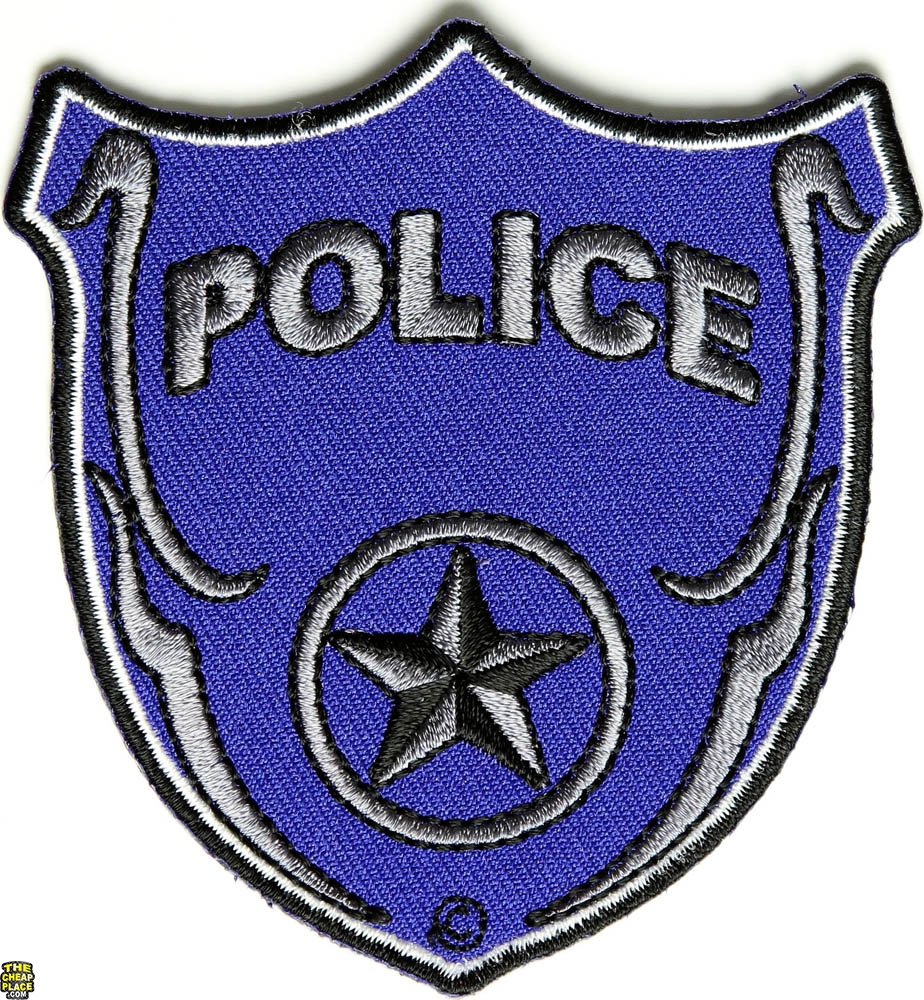 Police Shield Patch | Embroidered Patches