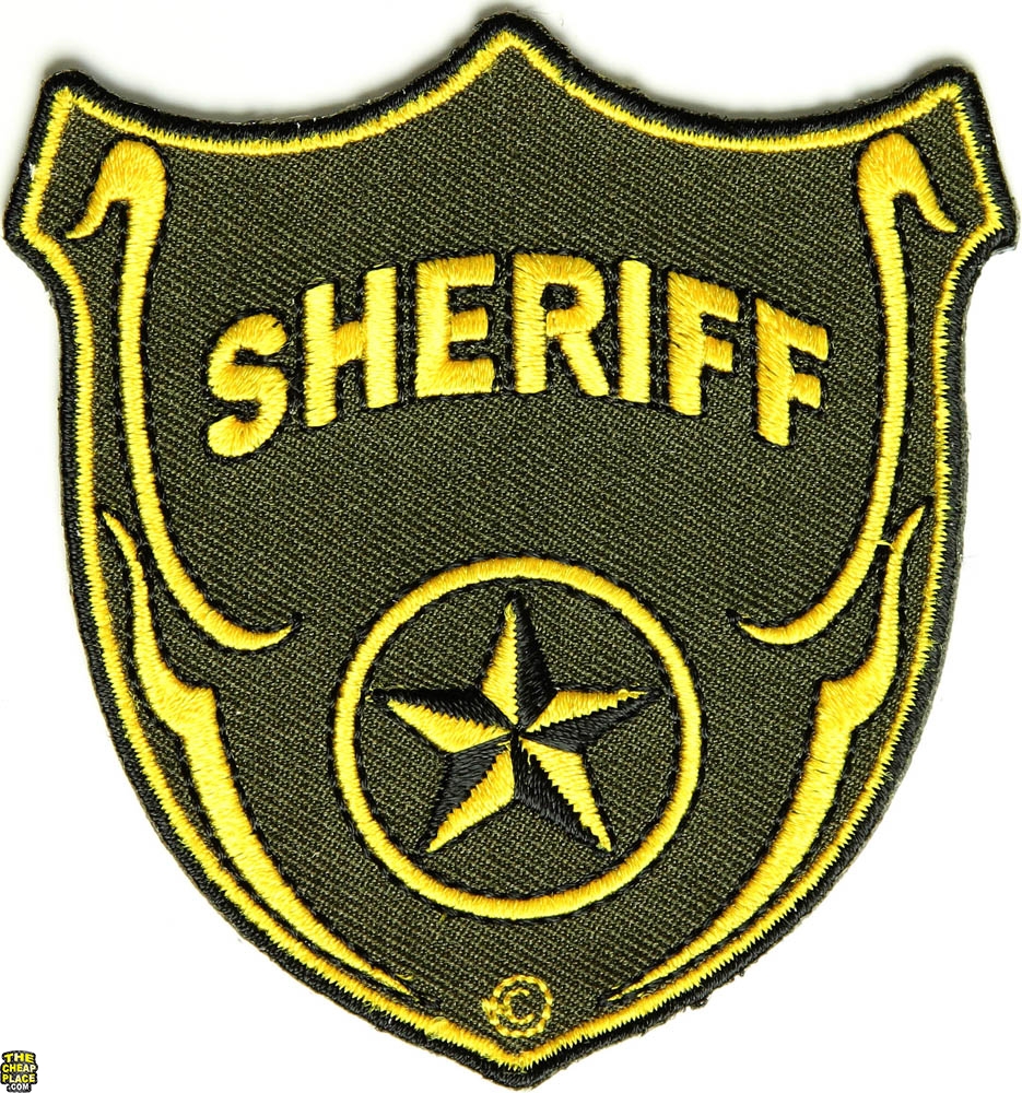 Sheriff Shield Patch | Embroidered Patches