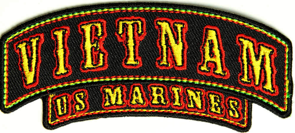 Vietnam US Marine Corps Patch - Rocker Small | US Military Vietnam ...