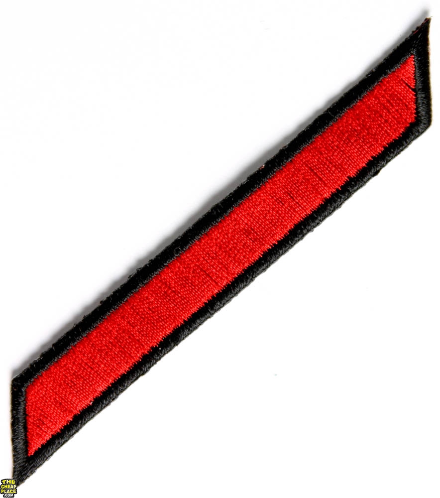 US Navy Red Hash Mark Rank Stripe Patch