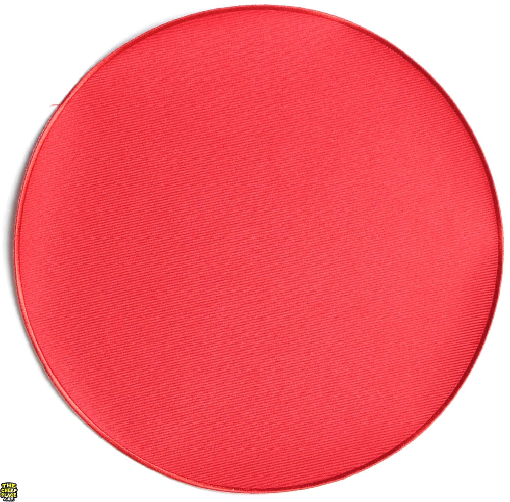 Red 10 Inch Round Blank Patch | Blank Patches -TheCheapPlace