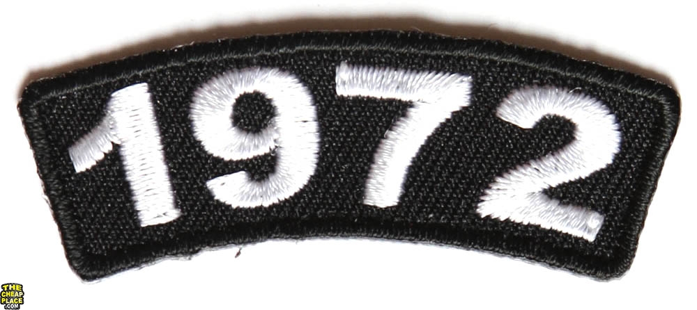 1972 Year Patch