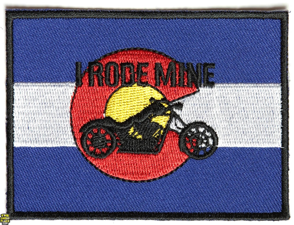 Colorado I Rode Mine Patch | Biker Patches -TheCheapPlace