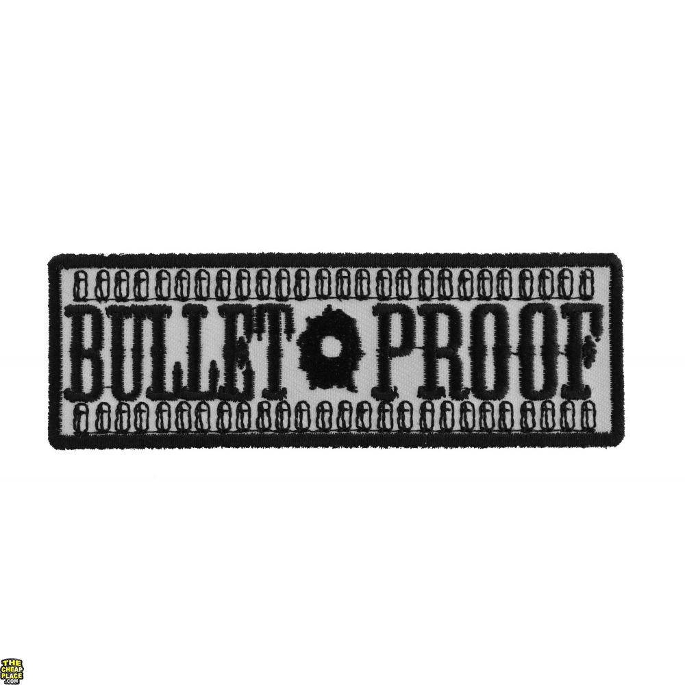 Bullet Proof Patch | Embroidered Patches