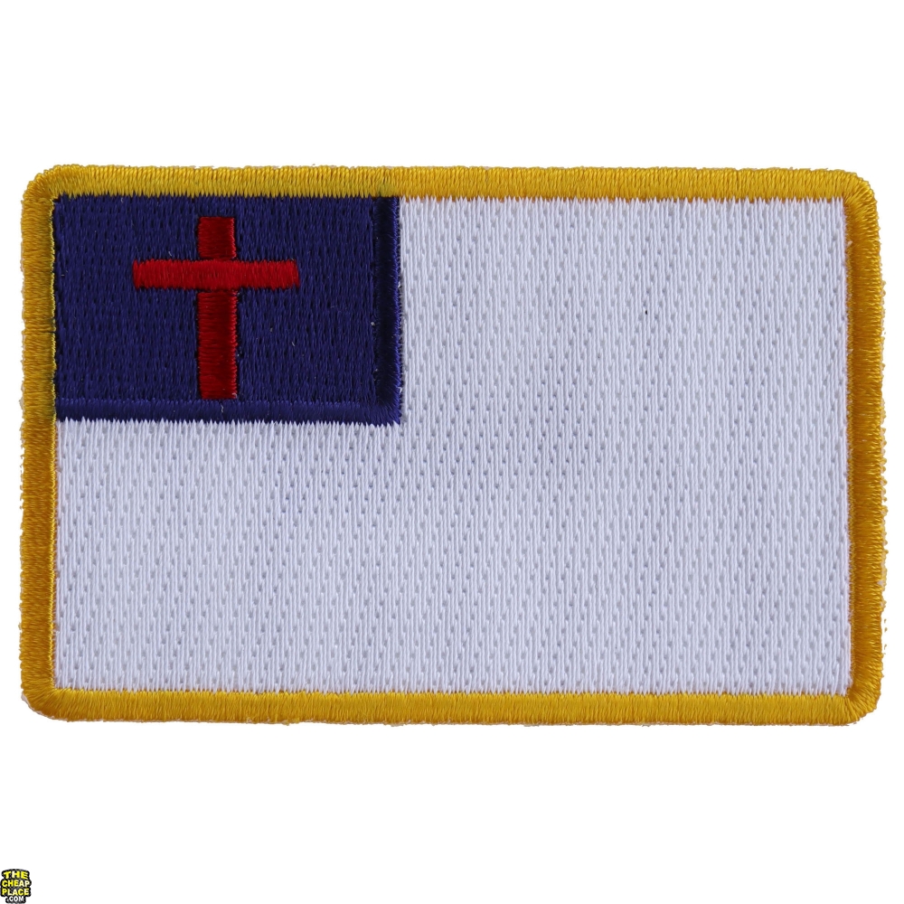 Christian Flag Small Patch | Christian Patches -TheCheapPlace