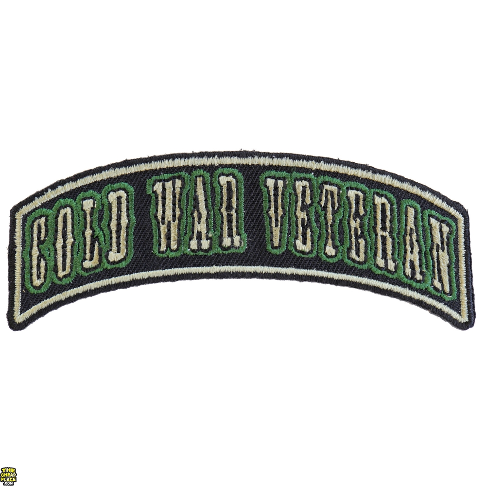 Cold War Veteran Small Rocker Patch | Vet Patches -TheCheapPlace