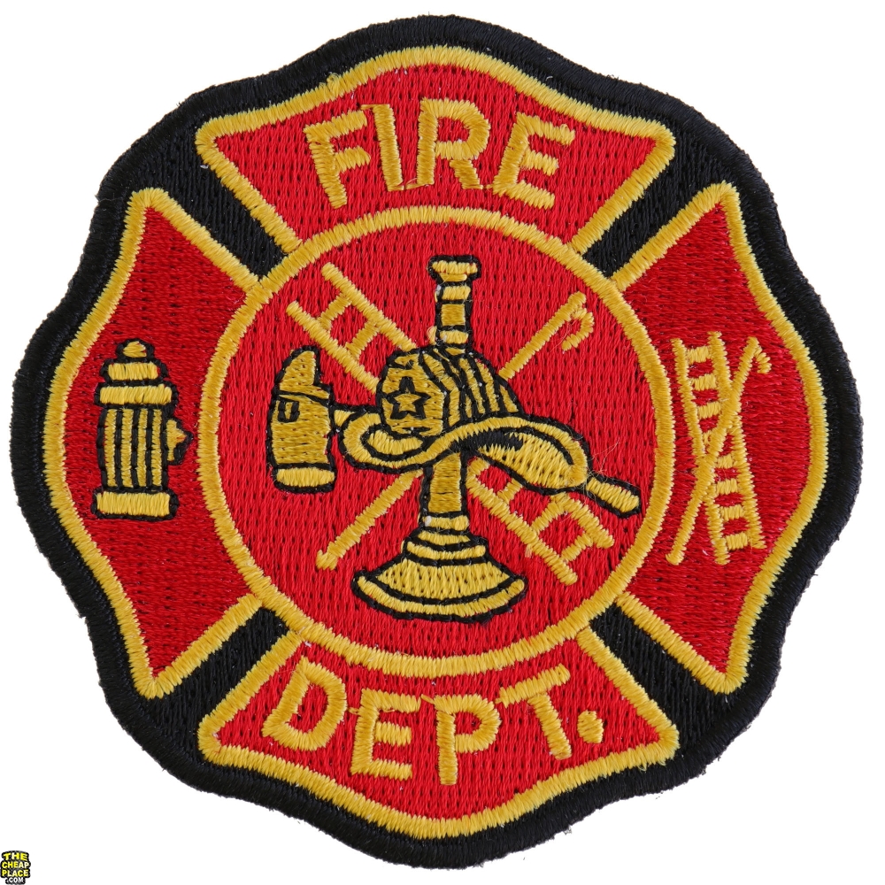 Fire Dept Patch | Fire Fighter Patches -TheCheapPlace