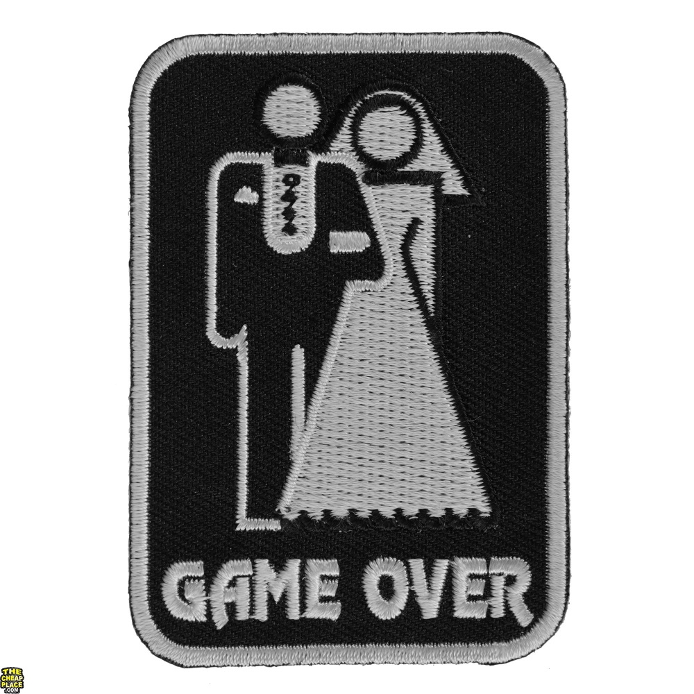 Game Over Marriage Patch | Funny Patches -TheCheapPlace
