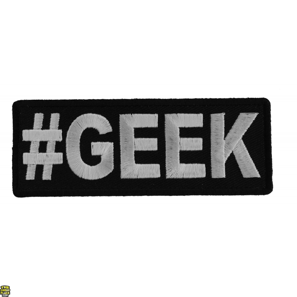 Hashtag Geek Patch