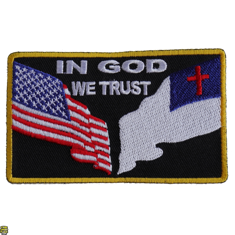 In God We Trust Patch | Christian Patches -TheCheapPlace