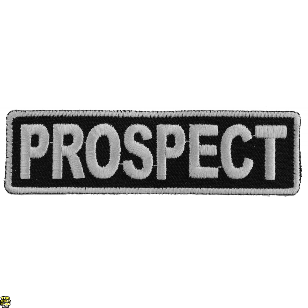 Prospect Patch 3.5 Inch White | Ranks Titles Nicknames -TheCheapPlace