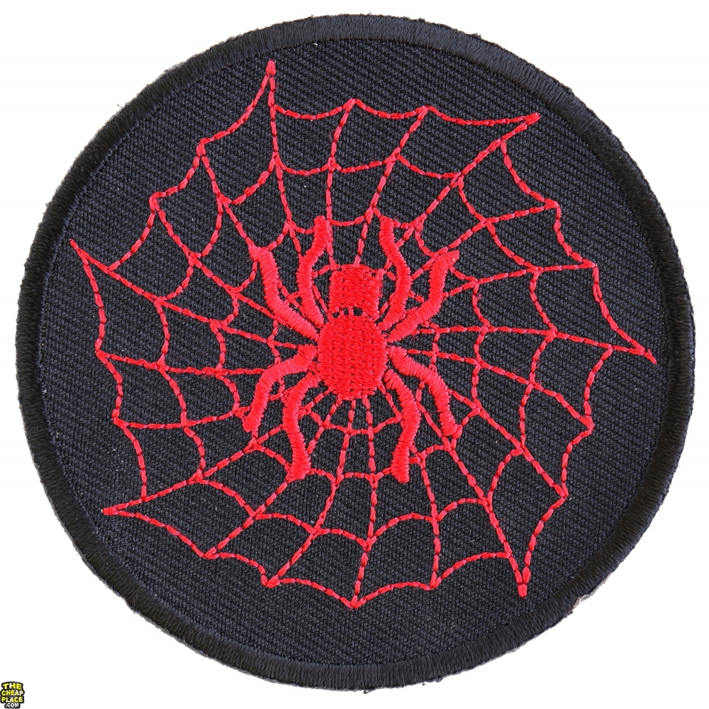 Red Spider and Web Patch | Wild Animal Patches -TheCheapPlace